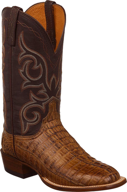 MEN’S LUCCHESE HAAN - TAN BURNISHED HBK TAIL BOOTS | El Toro Boots